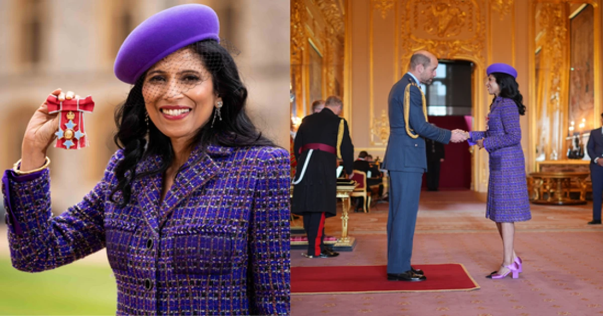 Leena Nair Receives Commander of the British Empire Honour from Prince ...