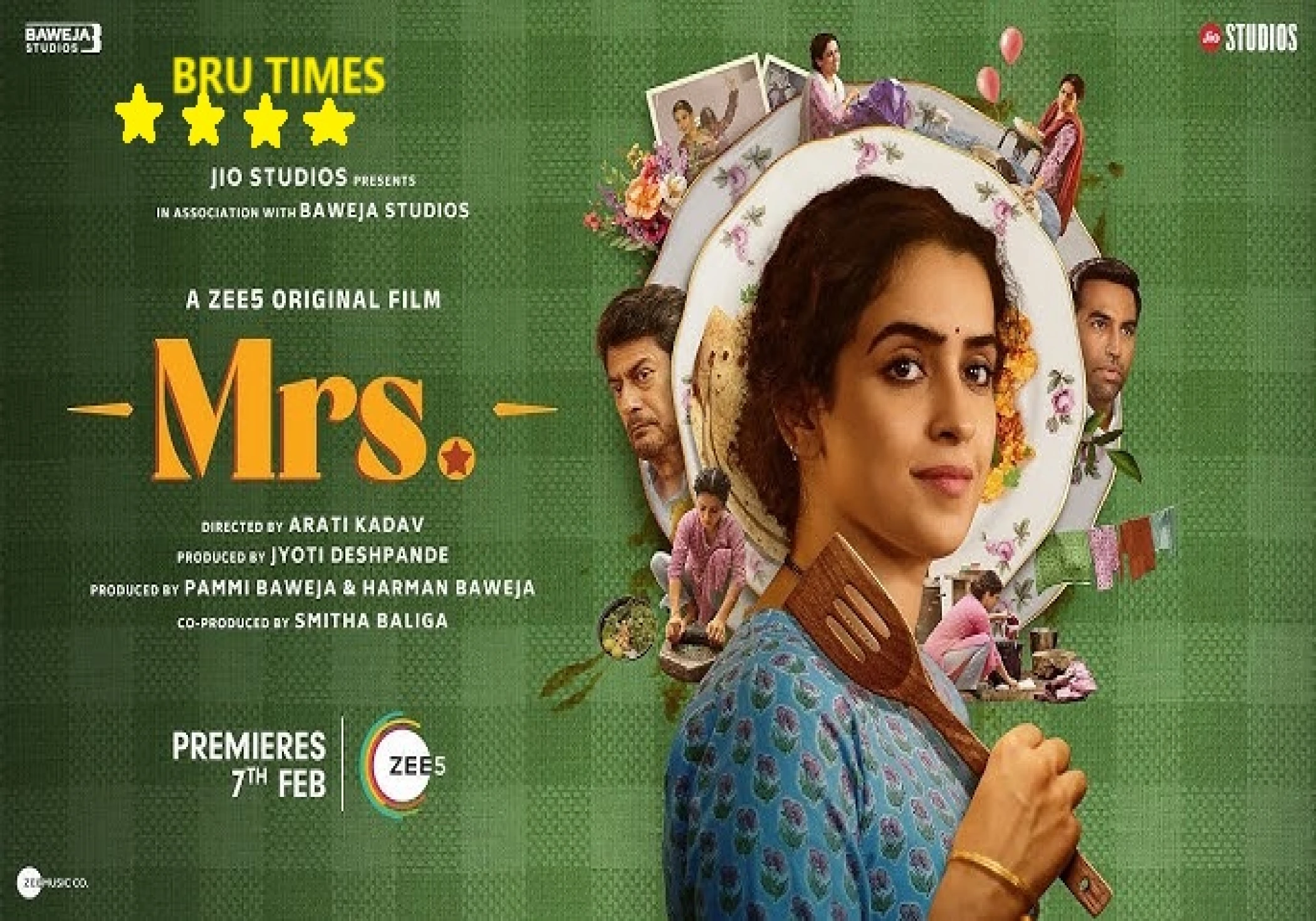 Mrs Film Review: Sanya Malhotra Delivers a Gripping Performance in a ...
